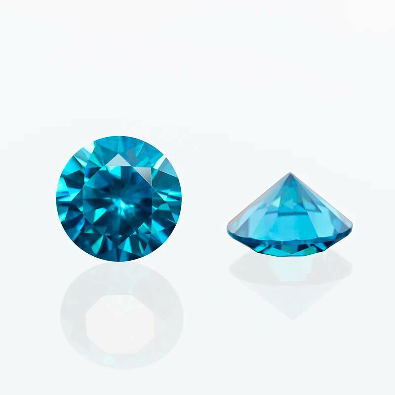 Синтетические камни кубический цирконий 1-10 мм 1.5mm 100pcs, Sea Blue