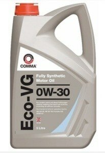 Масло моторное 0w30 comma 5л синтетика eco-vg c3 vw 504 00/507 00/porsche c30