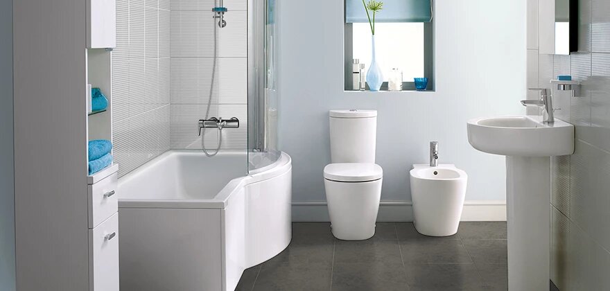 Биде напольное Ideal Standard CONNECT с крепежом TT0257919, 1 отверстие под смеситель E799501