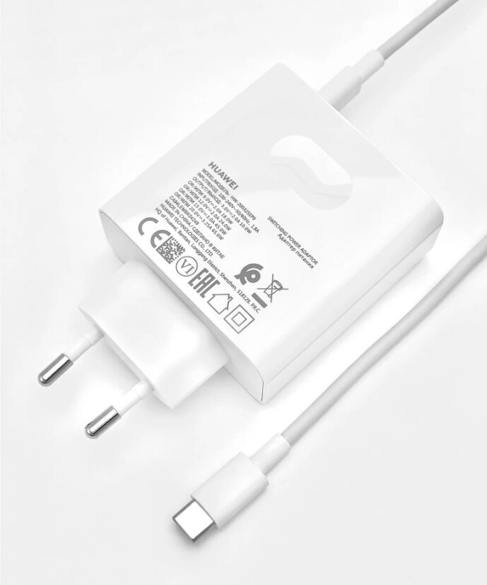Блок питания 20V 3.25A 65W USB TYPE-C HW-200325CP0 / HW-200325EP0 для ноутбуков Huawei / Honor