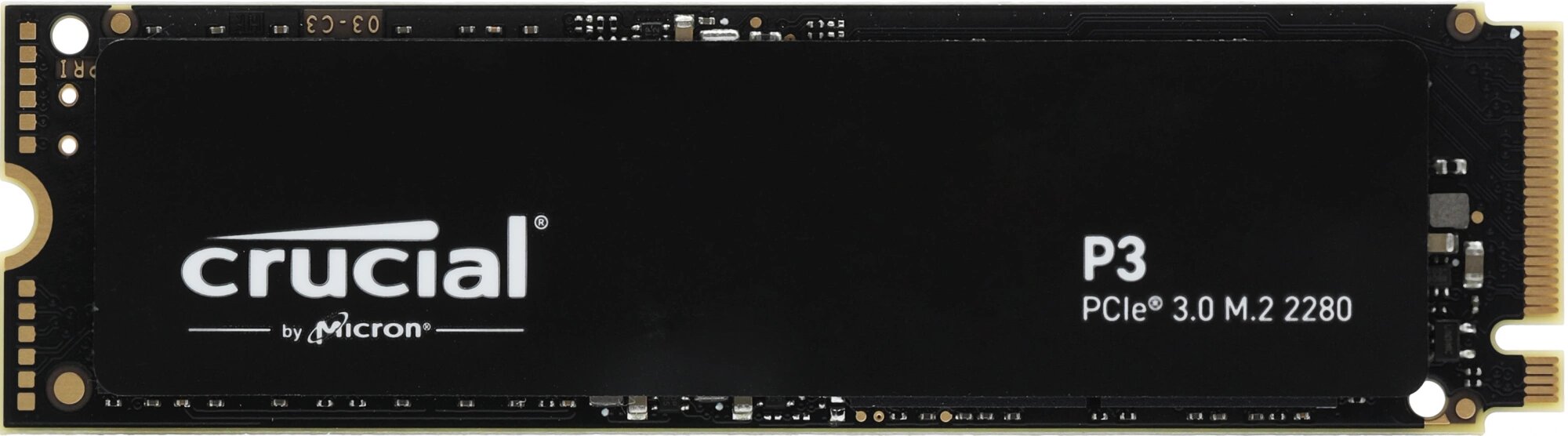 SSD накопитель Crucial P3 CT2000P3SSD8 2ТБ, M.2 2280, PCI-E 3.0 x4, NVMe, M.2
