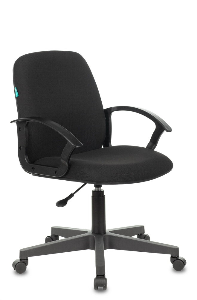 Кресло компьютерное Бюрократ CH-808-LOW/#B черный 3С11 низк. спин. крестовина пластик