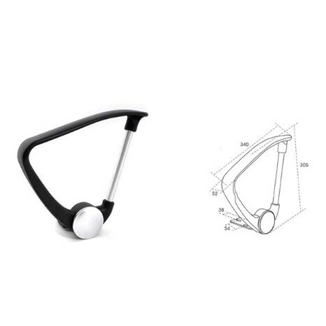 Подлокотник для офисного кресла пластик/металл (2 шт)