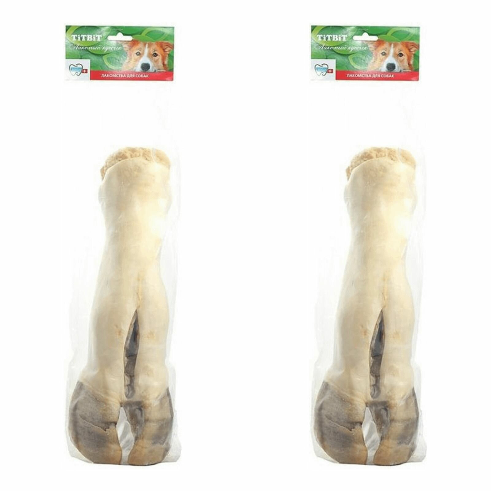 Titbit Лакомство для собак Нога говяжья, большая, 2 уп
