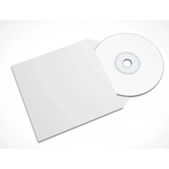 Диск CD-R D2 Tech DC-1P-2 конверт с окном, Printable, 1 шт.