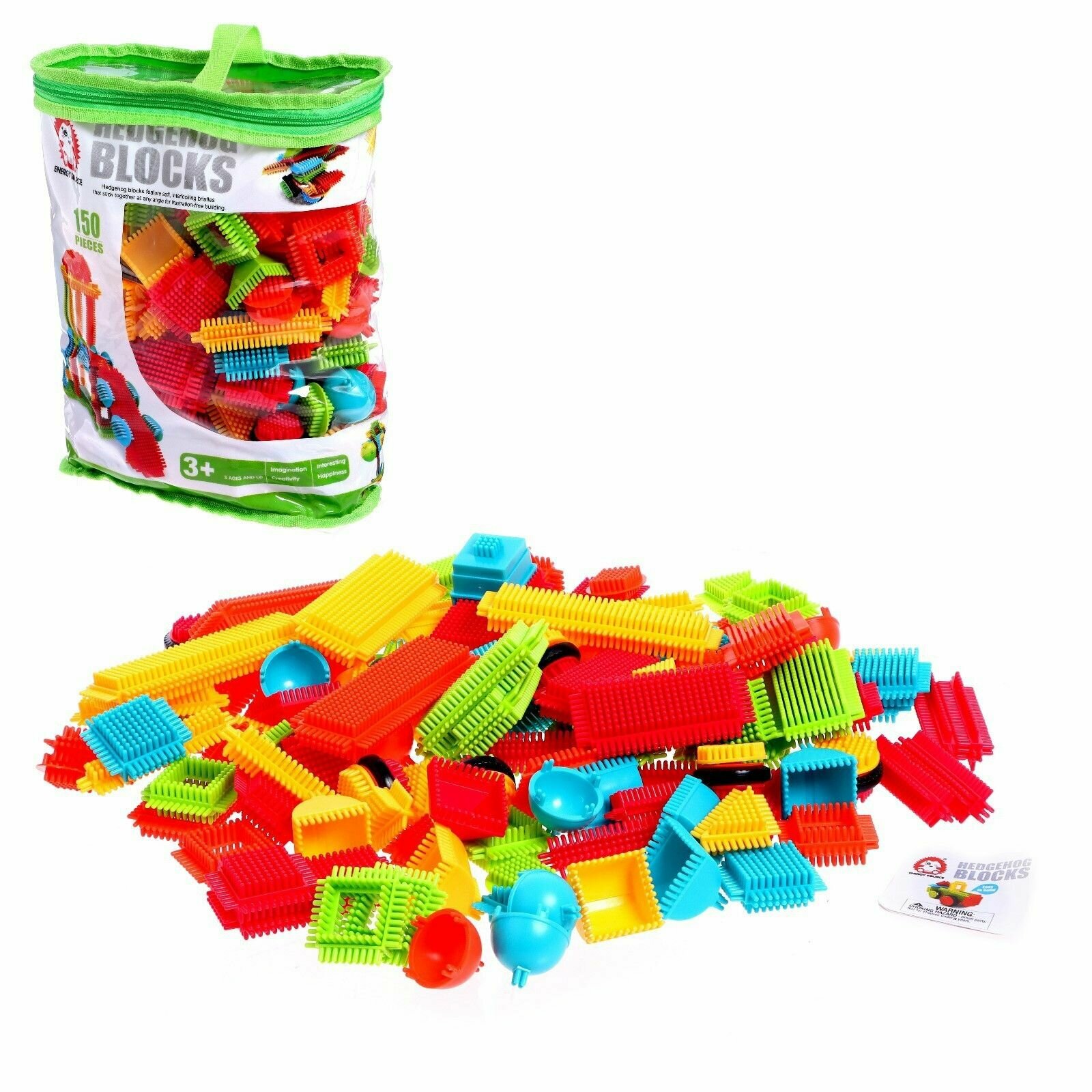 Конструктор игольчатый пластиковый BRISTLES для детей, игровой набор, 150 деталей