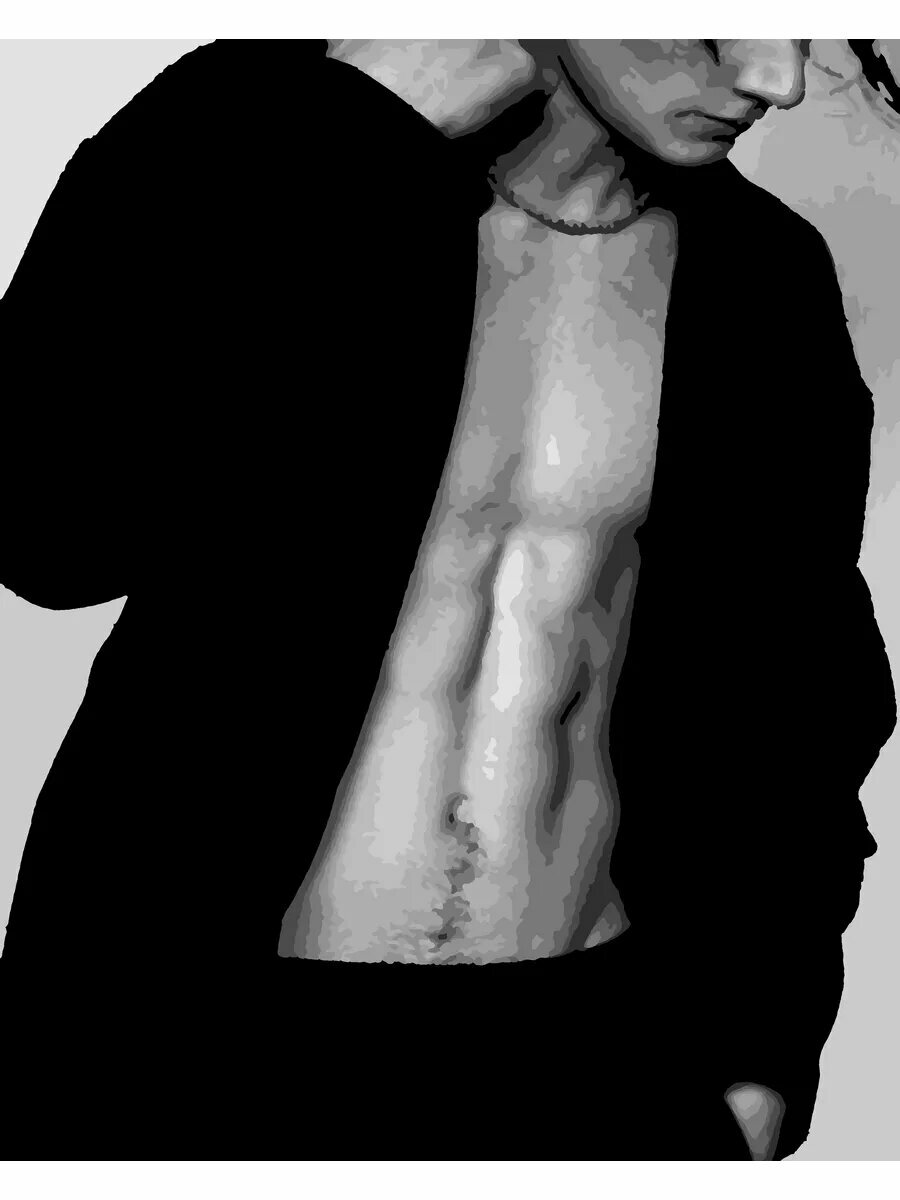 Картина по номерам Тут рисуют "Парень", холст, на подрамнике, 40x50 см