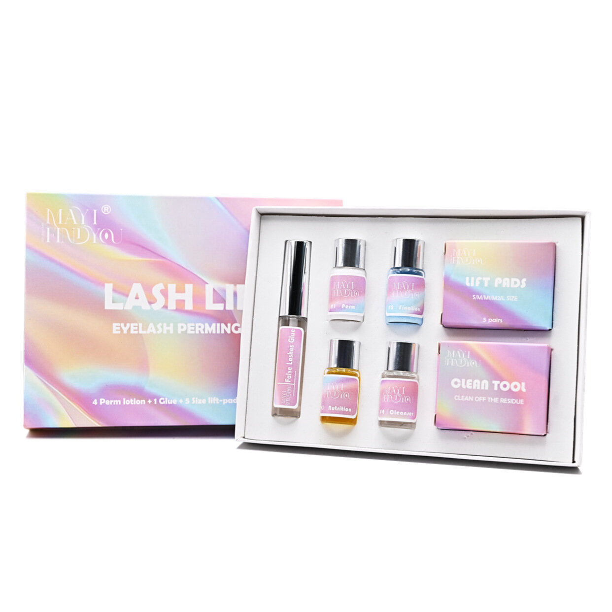 Набор для кератиновой завивки ресниц "Трансграничная", долговечный