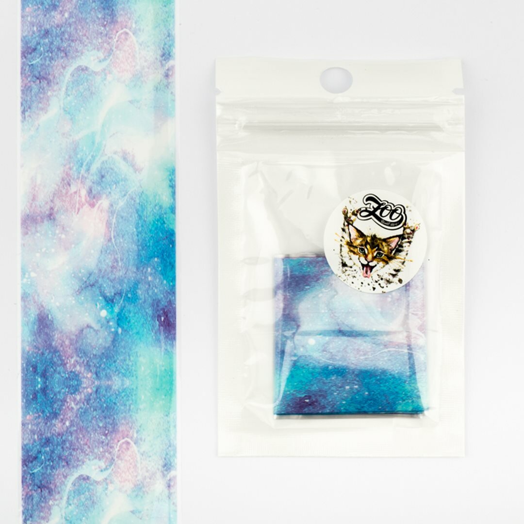Фольга переводная космос Zoo Nail Art №1487