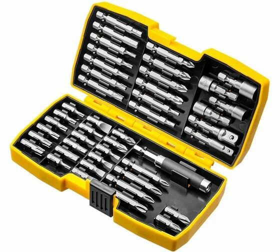 STAYER Набор PROFI: Биты многофункциональные CR-MO, головок и адаптеров в боксе, 44 предмета 26135-H44