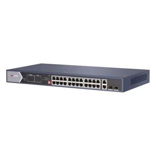 Коммутатор Hikvision DS-3E0528HP-E, неуправляемый