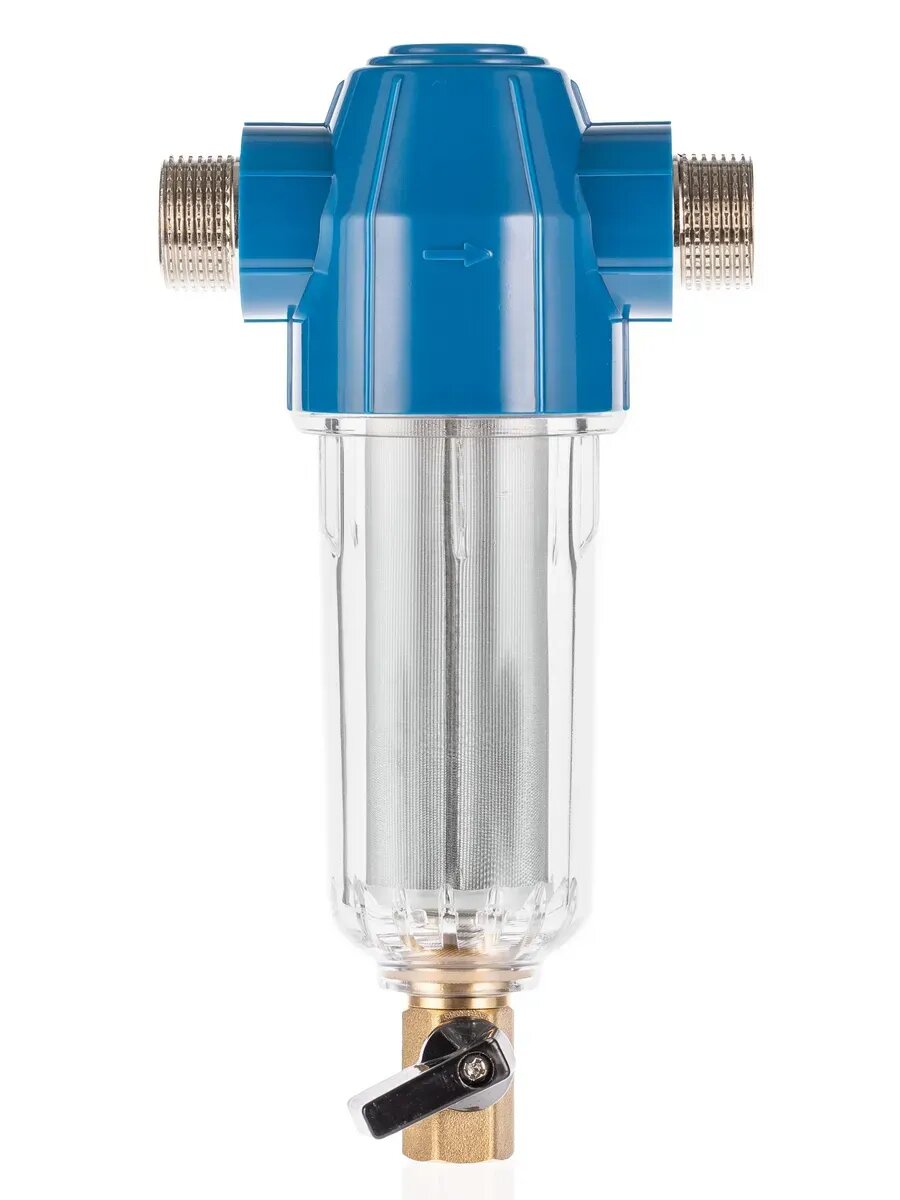 Фильтр-грязевик Гейзер Хит SE 3/4" 130 мкм, 32766, магистральный фильтр для холодной воды