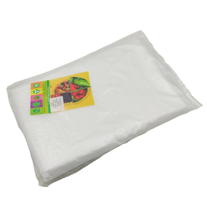 Сменный чехол для парника 42 г/кв. м, 2.1х4 метра, прошит под дуги - обеспечивает надежную защиту растений от неблагоприятных погодных условий и вредителей.