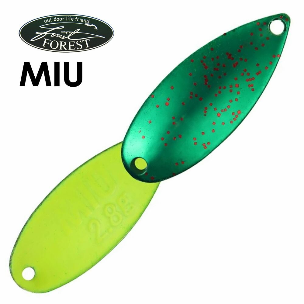 Блесна форелевая колеюлящаяся Forest Miu 2,2 гр #MC02, 1 шт/уп