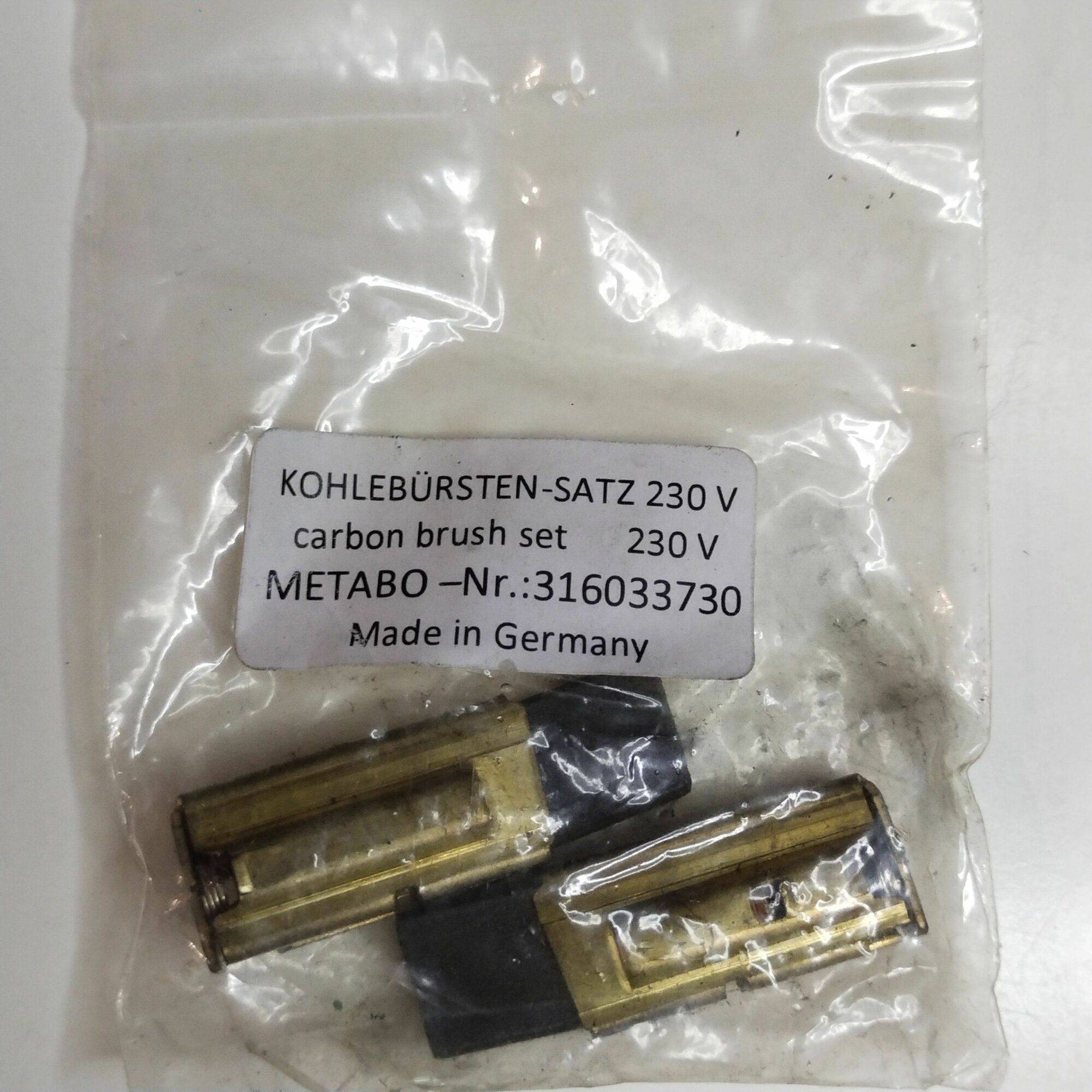 316033730 Щеткодержатели в сборе для дрели METABO BE 75