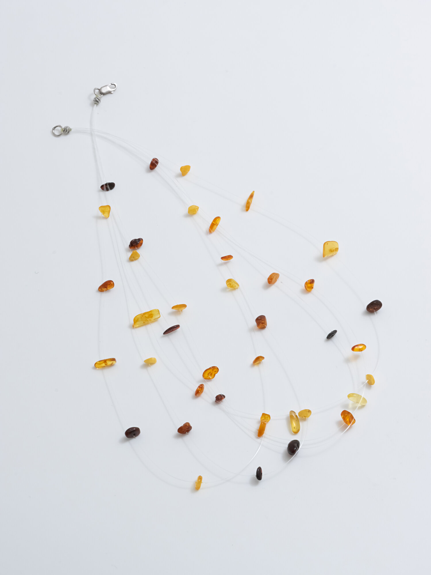 Колье, янтарь