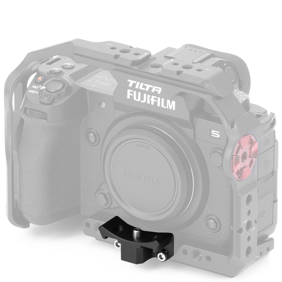 Поддержка адаптера объектива Tilta для клетки Fujifilm X-H2S Чёрная