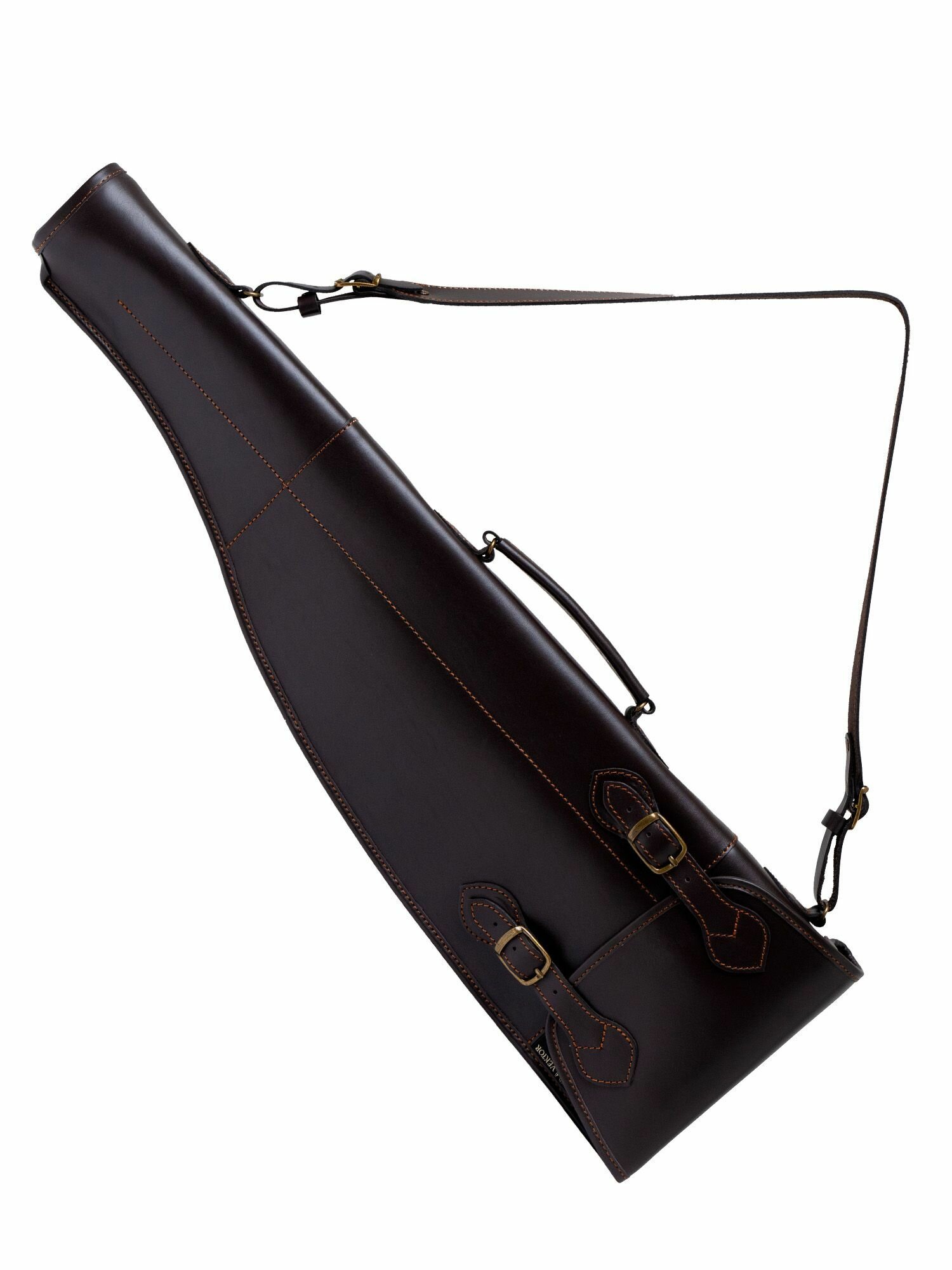 Чехол для оружия Vektor с длиной стволов до 76 см, кожаный, коричневый