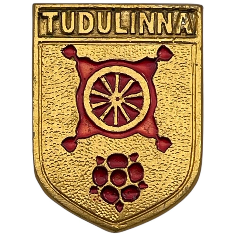 Знак "Tudulinna. Герб" (Тудулинна) Молдавия 2001-2010 гг. (КЭМЗ)