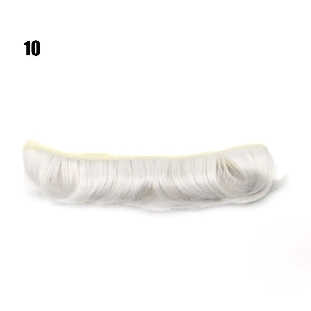 Кукольные волосы с бахромой для кукол 1/3, 1/4, 1/6 Белый, 10