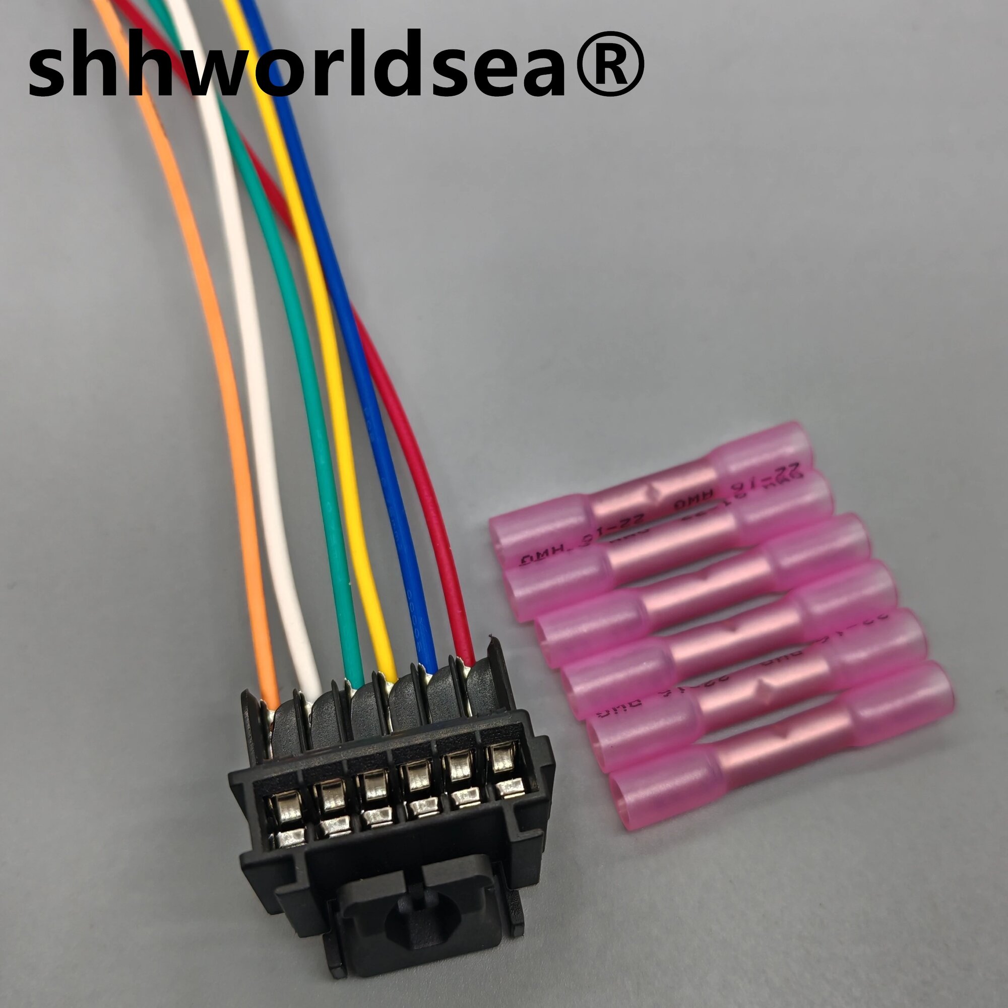 Shhworldsea 6-контактный разъем для заднего фонаря с автоматическим разъемом 7701477989 7703297051 Для Renault Clio II ремонтная заглушка заднего фонаря