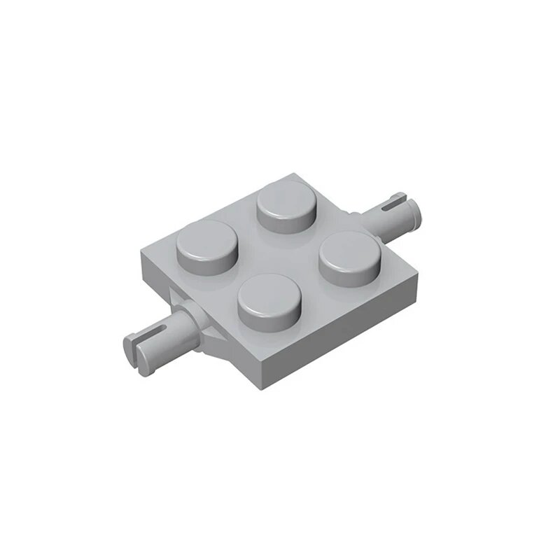 Пластина Lego 2x2 с держателем, Серый (071)