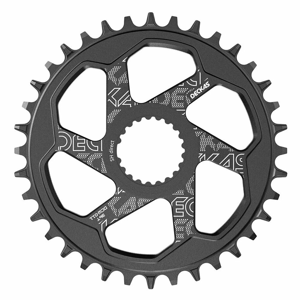 DECKAS Звездочка MTB 36T SH, Серая