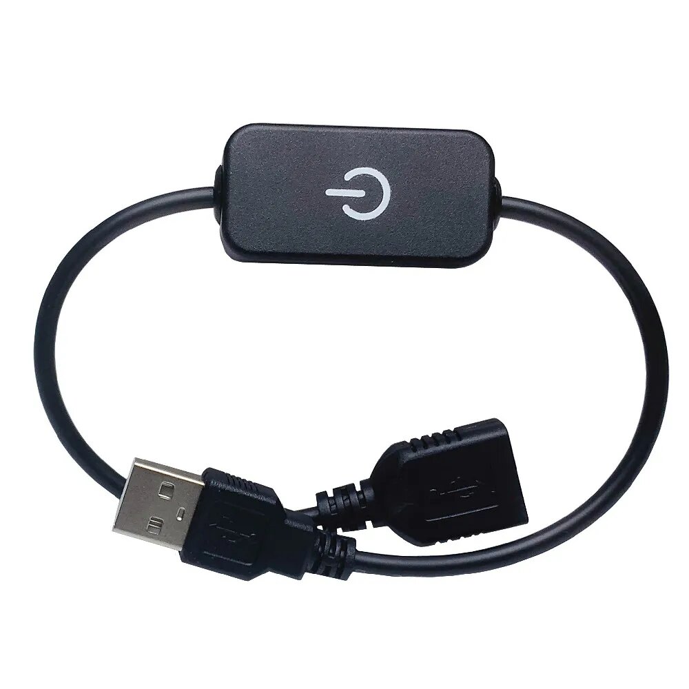 HEGUOGUO USB кабель-переключатель 28 см черный USB Touch Black