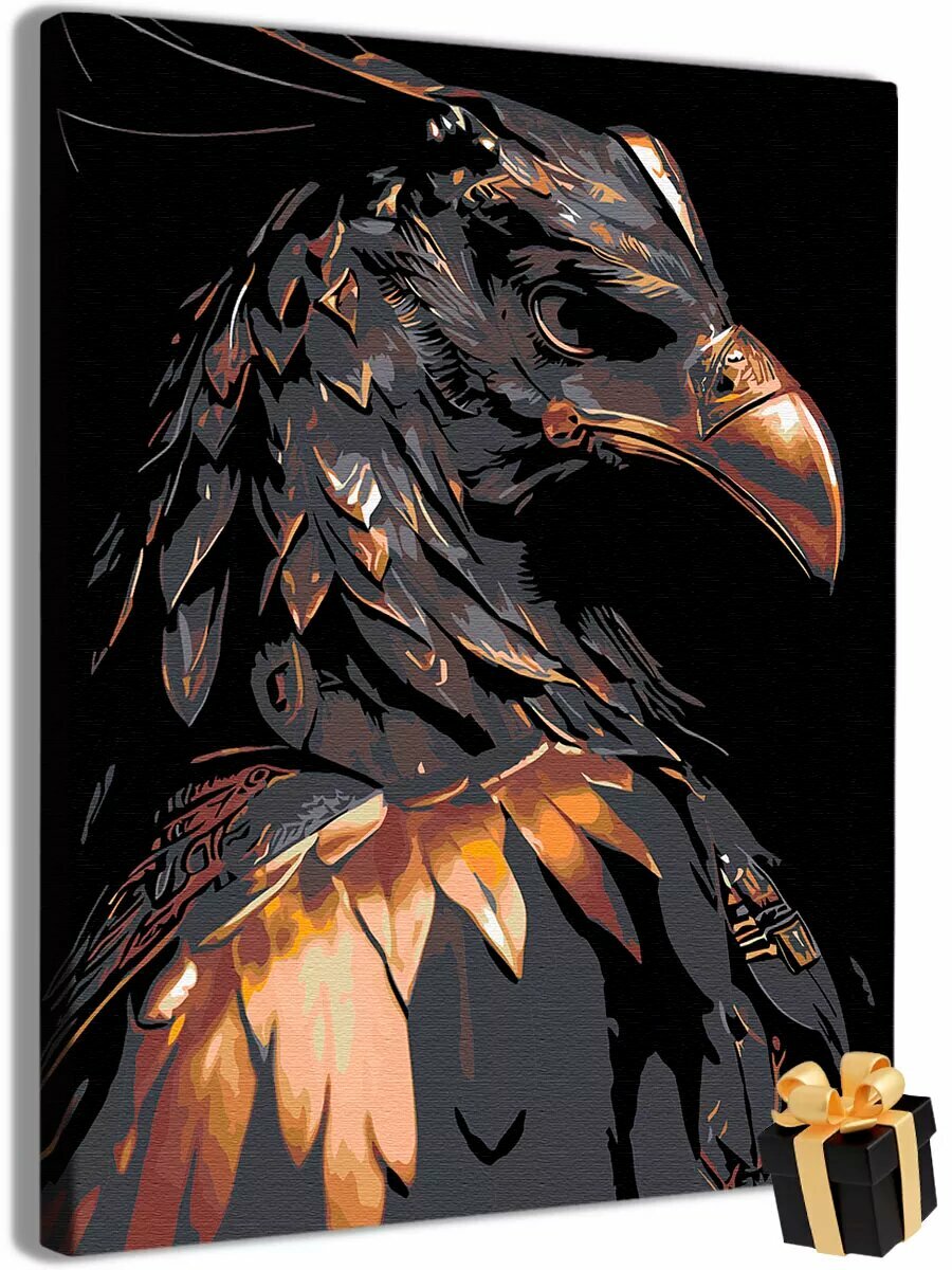 Картина по номерам киборг-орёл