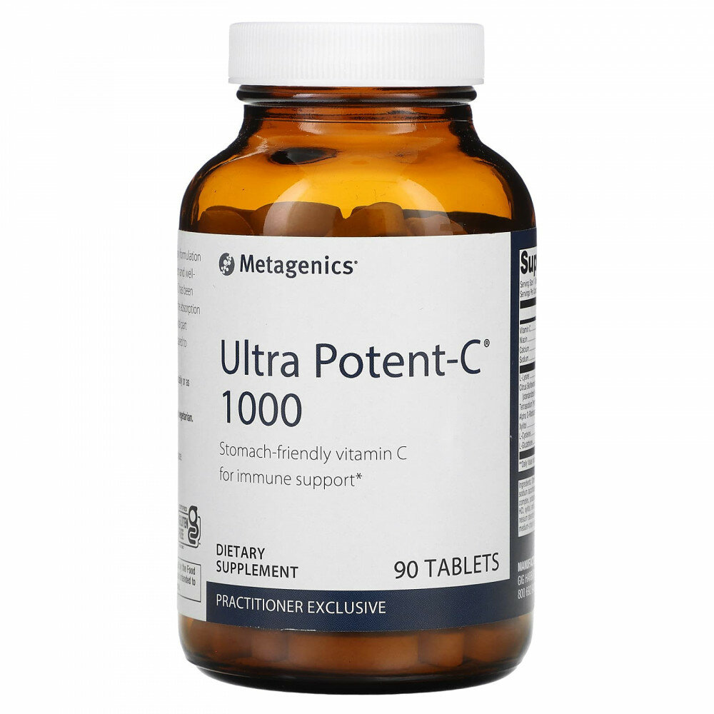 Metagenics, Ultra Potent-C® 1000 витамин C, 90 таблеток