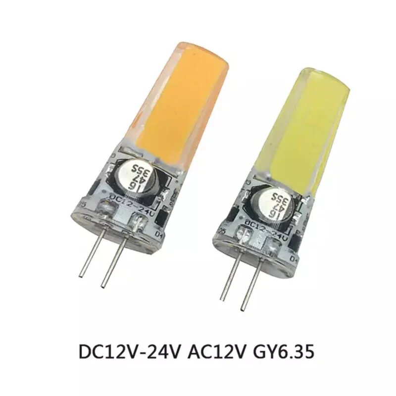 JOYPJLIT Светодиодная лампа G4 GY6.35 6Вт тёплый/белый свет G4 12-24V, белый