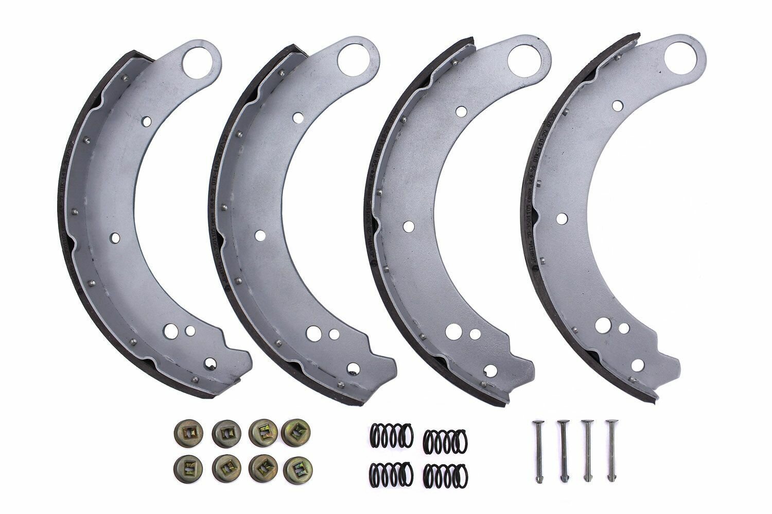 Колодки тормозные УАЗ 469, 452 (задние, барабанные, с установочным комплектом, 4 шт.)