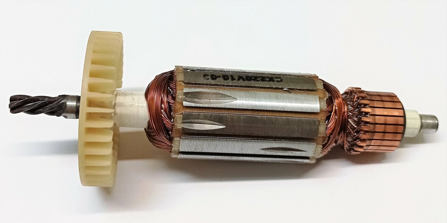 Якорь лобзика Калибр ЛЭМ-730 ротор L=150мм Z=5 Dобм=32мм Dкол=22мм Dкрыл=52мм ck220v10-03