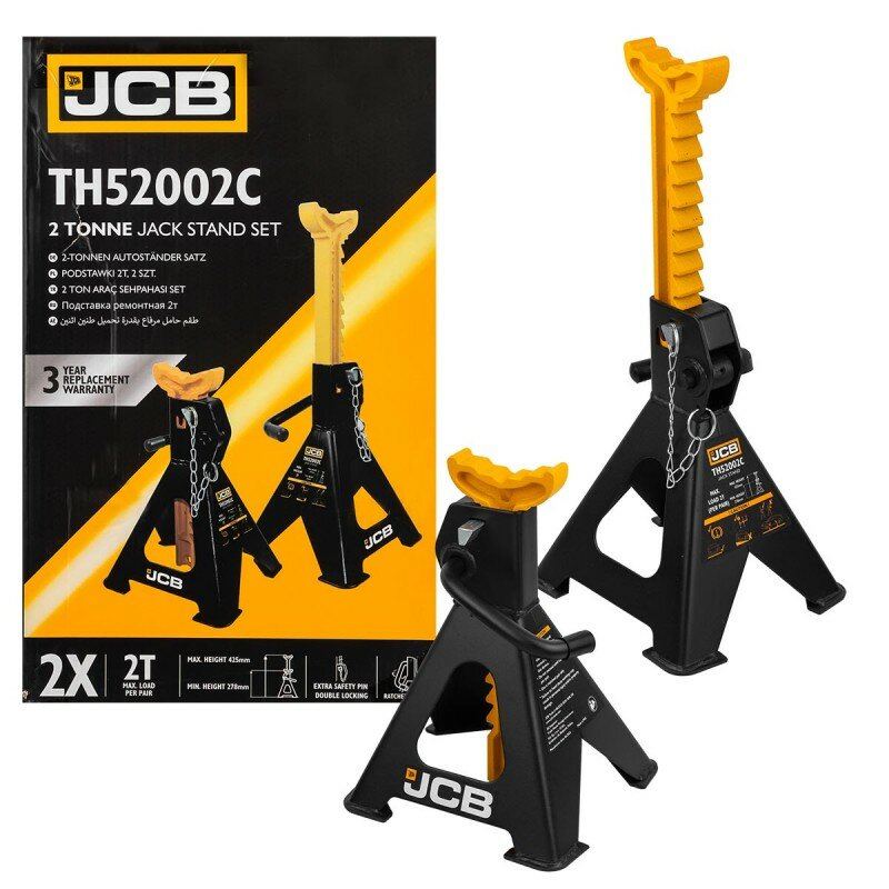 Подставка ремонтная 2 тонны JCB (h min 278mm, h max 425mm), комплект -2шт.