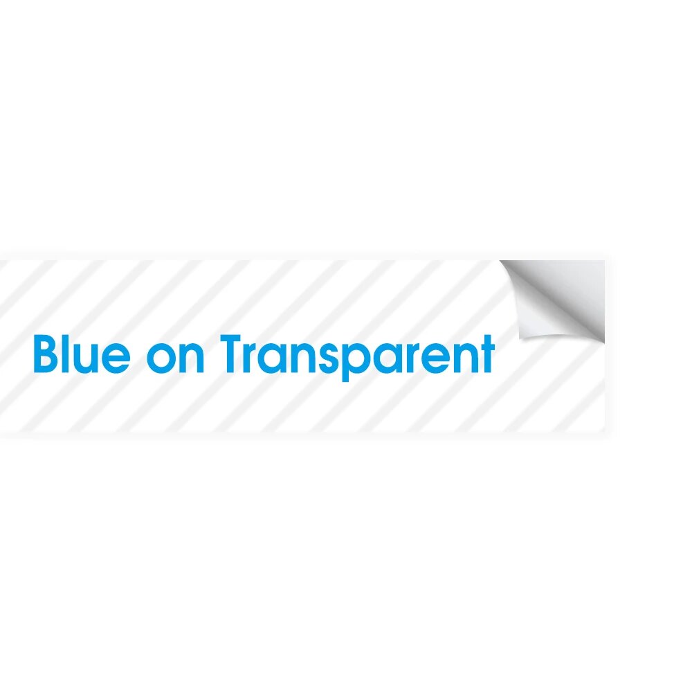 Лента для этикеток InkExpress 12 мм черная на белом прозрачном желтом для принтера Blue on Clear