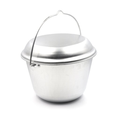 Котел штамп. алюм. с крышкой 6.0л