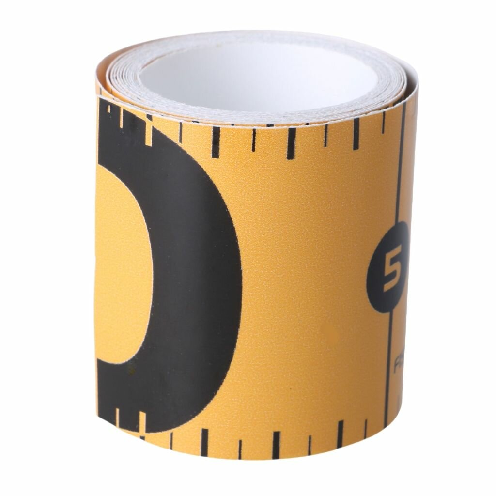 Рыболовная мягкая линейка для измерения рыбы-удлиненная версия желтого и черного цветов