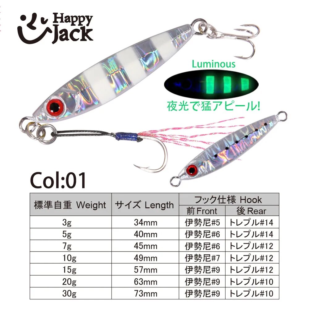 HAPPYJACK Джиг 7g Color: 01