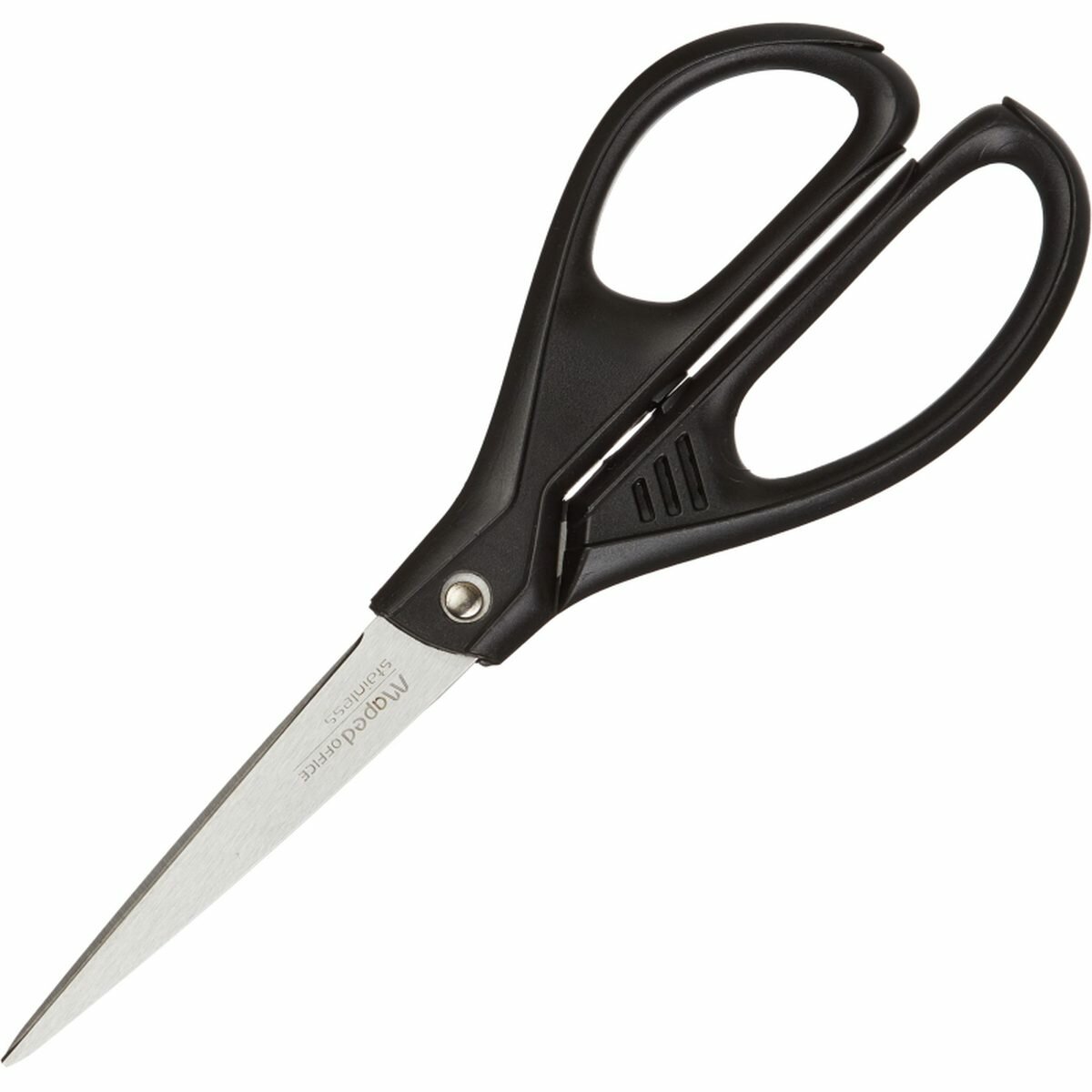 Ножницы Maped Essentials Green 210мм, асимметричные ручки, остроконечные, черные (468110), 24шт.