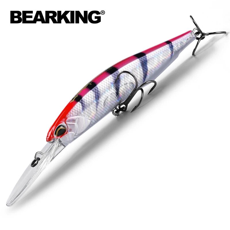BEARKING Воблер Белый, 10 см, 16 г, Color: P