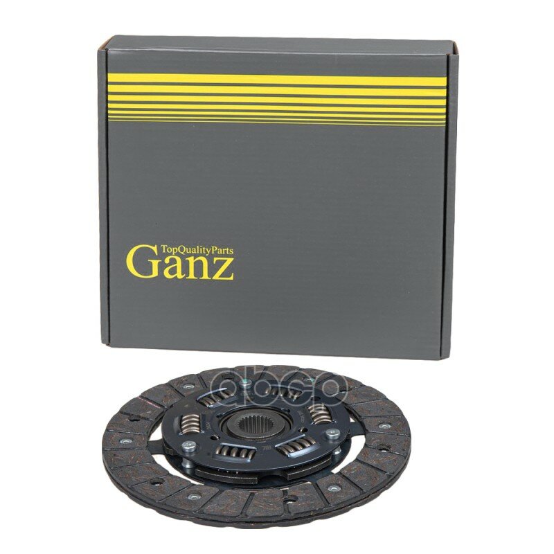 Диск сцепления RENAULT Logan, Sandero, Clio I/II, Kangoo, Megane GANZ GIE36237 GANZ арт. GIE36237