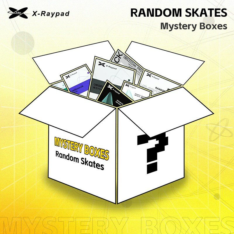 Набор ножки для мыши (глайды) X-raypad Mystery Surprise Box – 200 dots (случайный выбор 5 комплектов точек)