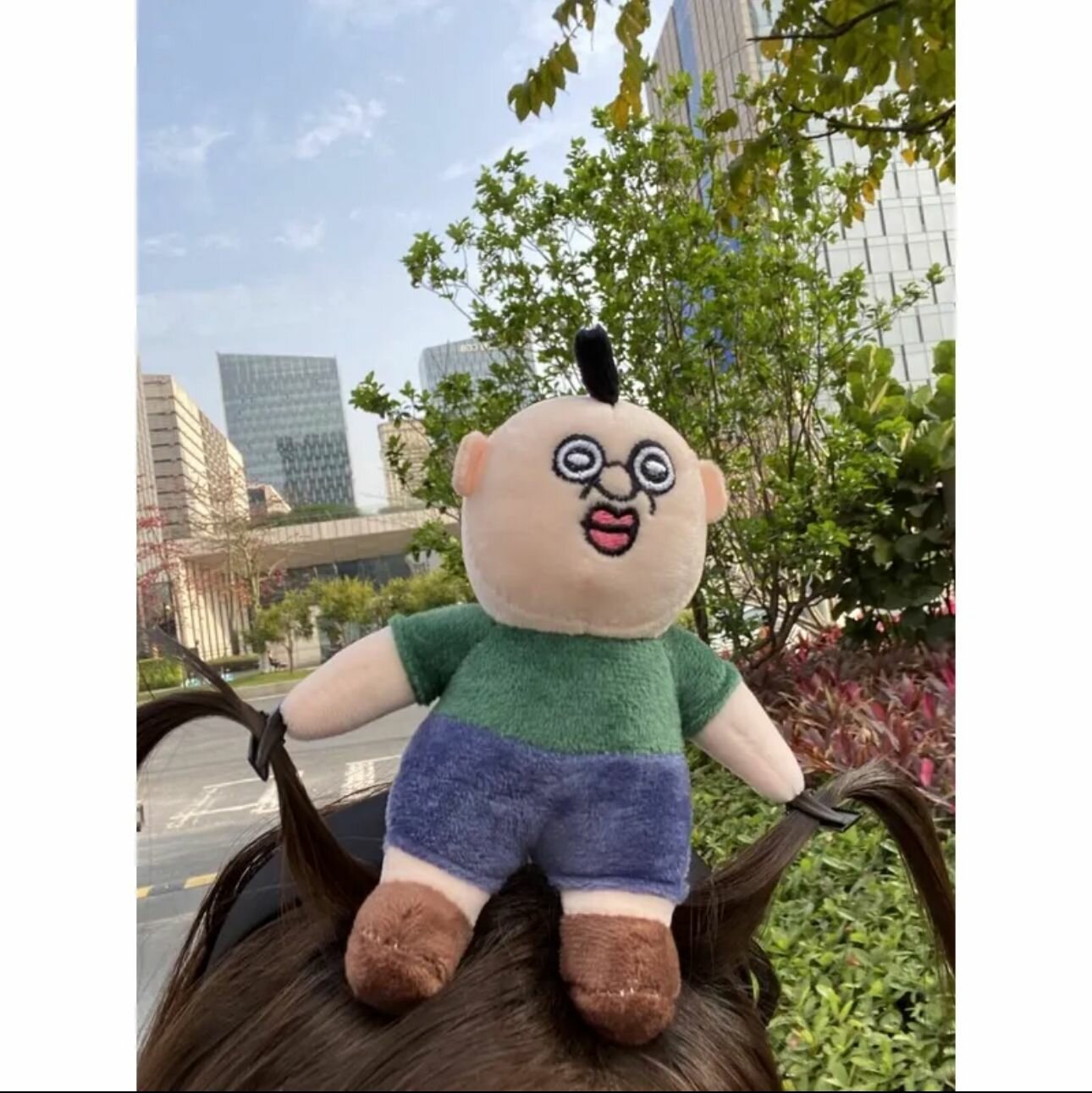 Уродливый милый Банг-Банг и плюшевая игрушка Юджи с лентой для волос