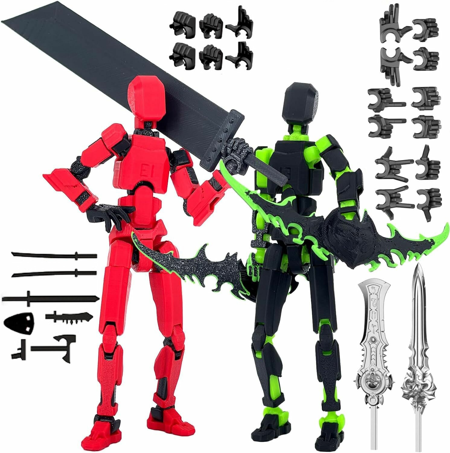 Lucky Titan T13 счастливый 3D-печатная многосуставная подвижная кукла-робот