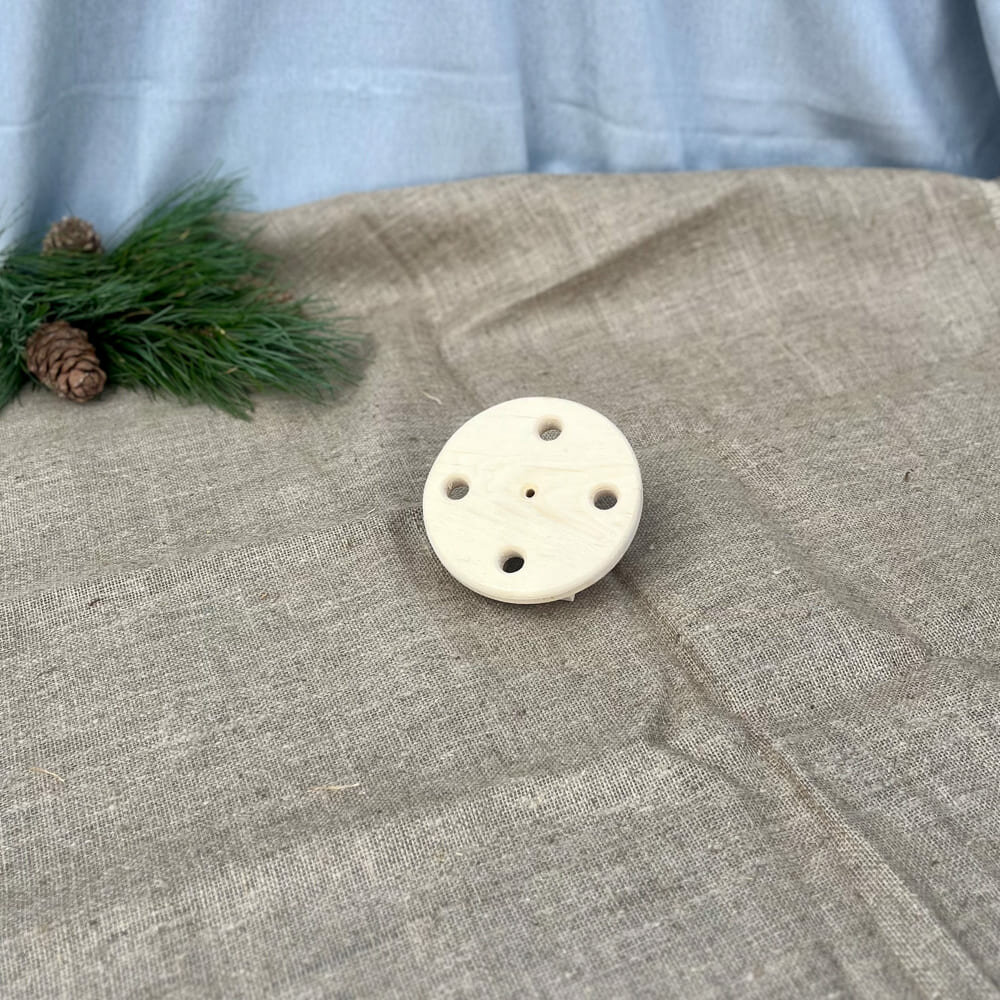 Гнет диаметр 12 см, из дерева кедр, для засолки и квашенья