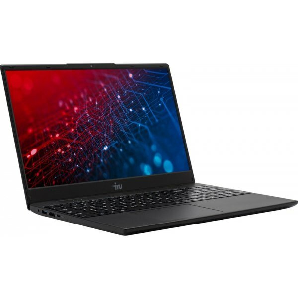 Ноутбук iRU Tactio 15ALG 15.6", 2023565, 2024, IPS, Intel Core i3 1215U 1.2ГГц, 6-ядерный, 8ГБ DDR4, 256ГБ SSD, UHD Graphics интегрированное, без операционной системы, черный