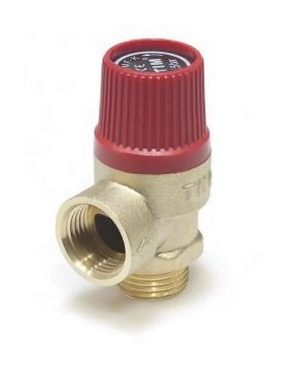 Сантех предохранительный клапан 1/2 нар/вн 6 бар TIM BL22MF-K-6 ЛОТ 2 шт