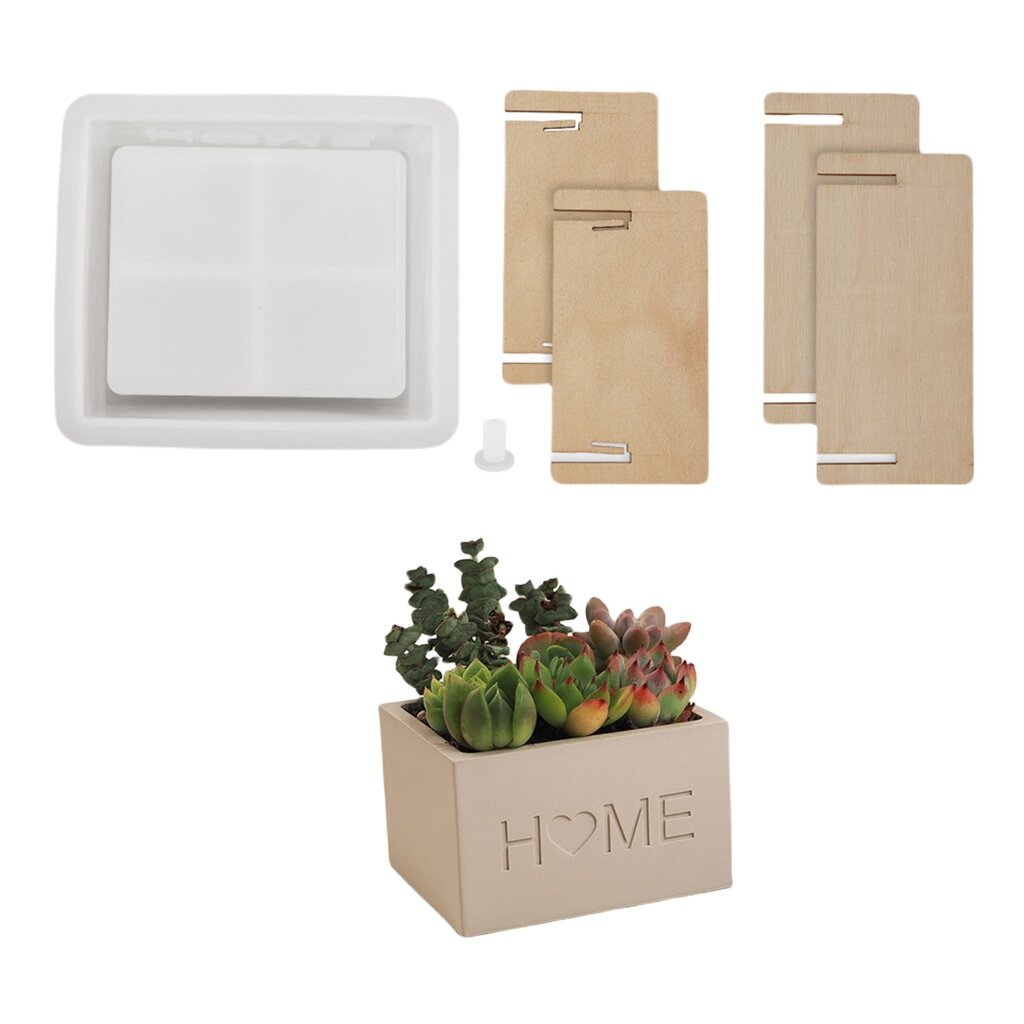 Форма для домашнего цветочного горшка