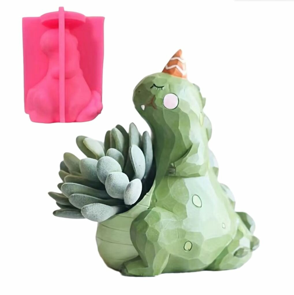 Формы для горшков в форме динозавров