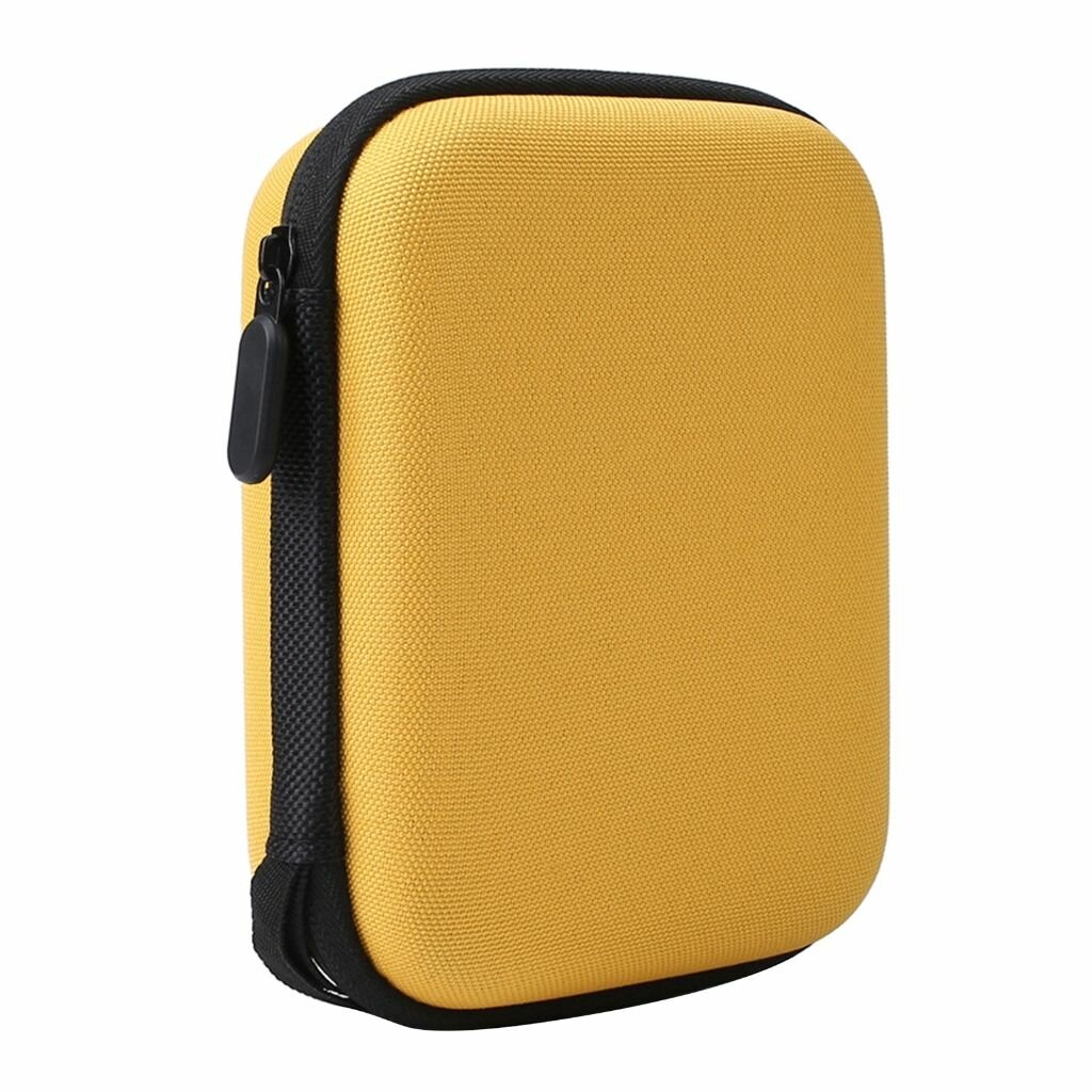 Аксессуар для струнных, Коробка для хранения медиаторов для гитары - желтая,